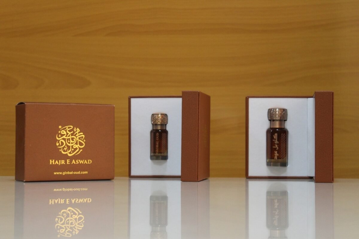 HAJR E ASWAD Attar ھجر اسود GLOBAL OUD Perfume 6ml - Maassalama